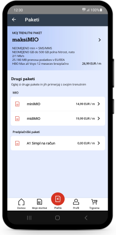 Aplikacija Moj A1 | A1