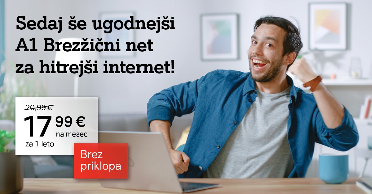 Hitra in Zanesljiva Povezava z A1 Brezžičnim Netom | A1