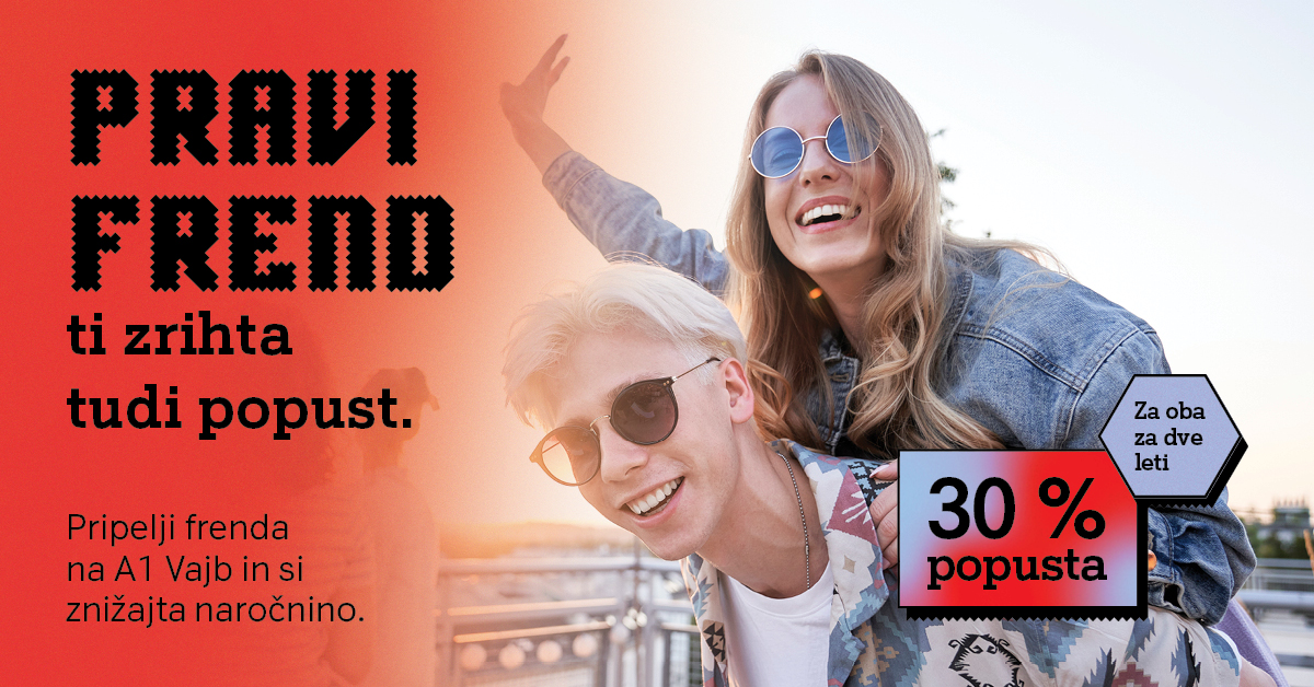A1 Vajb mobilni paketi za mlade | A1