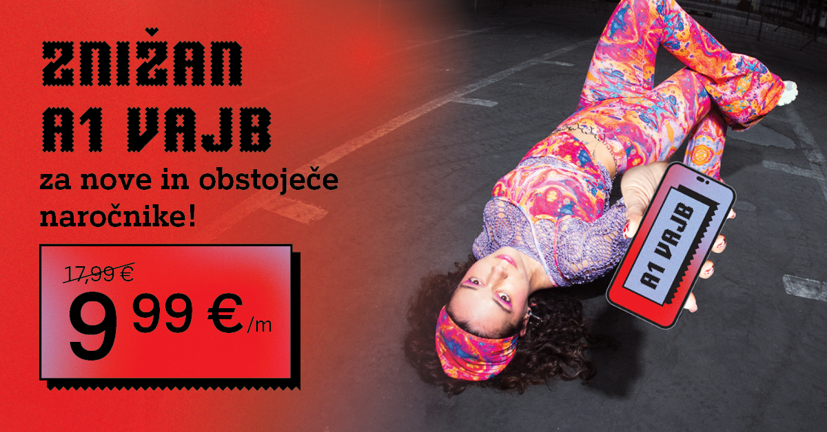 A1 Vajb mobilni paketi za mlade | A1
