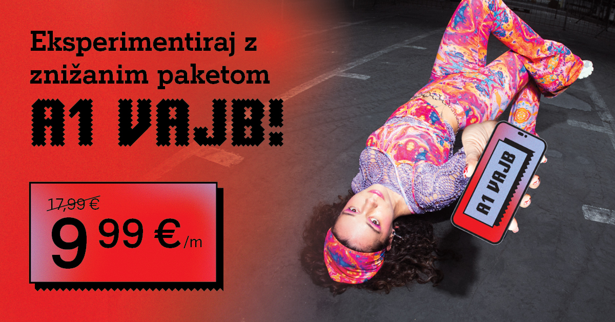 A1 Vajb mobilni paketi za mlade | A1